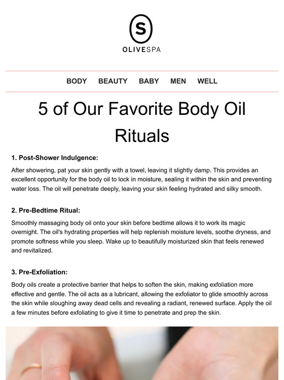 Olivespa: 5 Home Spa Day Rituals😌 | Milled