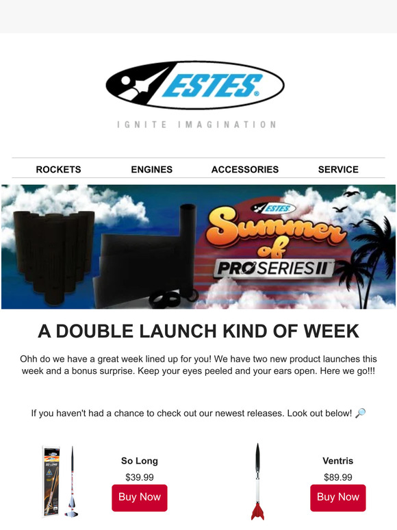 Estes Rockets: A Double Launch Headed Your Way! | Milled