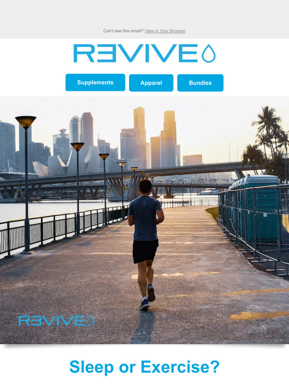 Revive Supplements: Balancing Sleep vs Exercise ⚖️ What To Prioritize ...