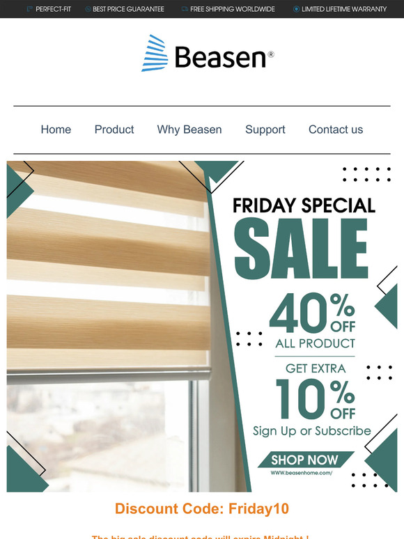 Beasen: Don't Wait - Up to 40% + EXTRA 10% OFF!!! | Milled