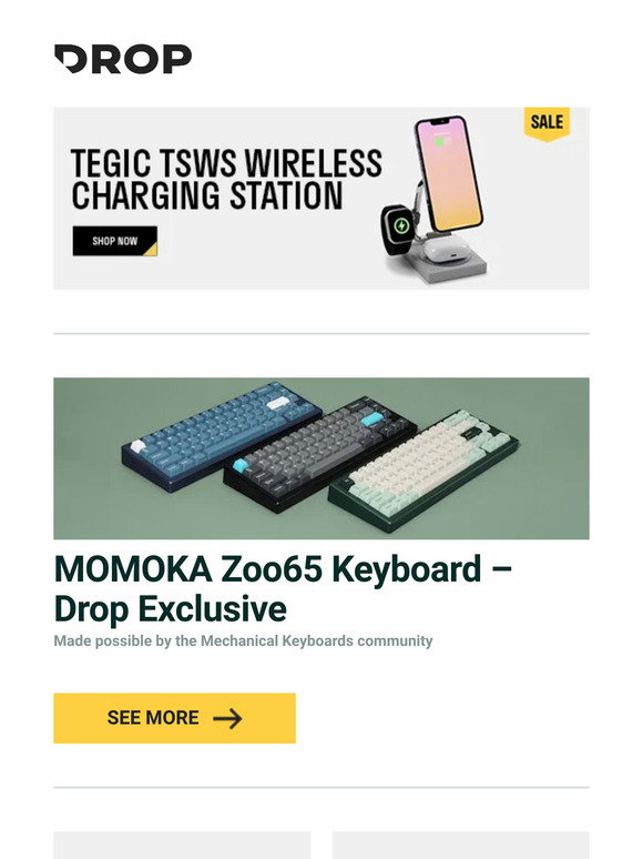 Drop: MOMOKA Zoo65 Keyboard – Drop Exclusive, Moondrop Stellaris Planar ...