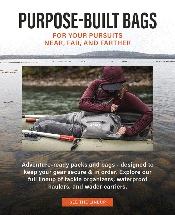 Simms Fishing Products: Pack & Go: Bags to Tackle Any Expedition | Milled