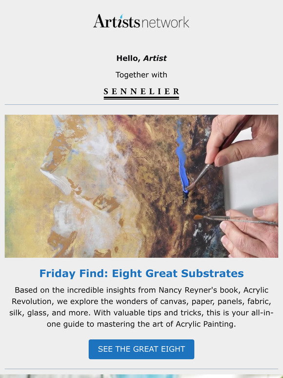 Artists Network: Eight Great Substrates | Milled