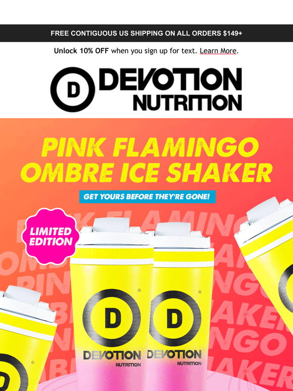 Devotion Nutrition: 🚨 Introducing Our Limited Edition Ice Shaker Bottle ...