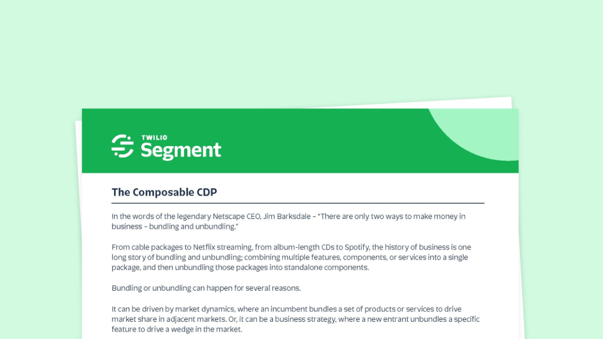Segment: Maintain your data stack with the flexibility of a CDP | Milled