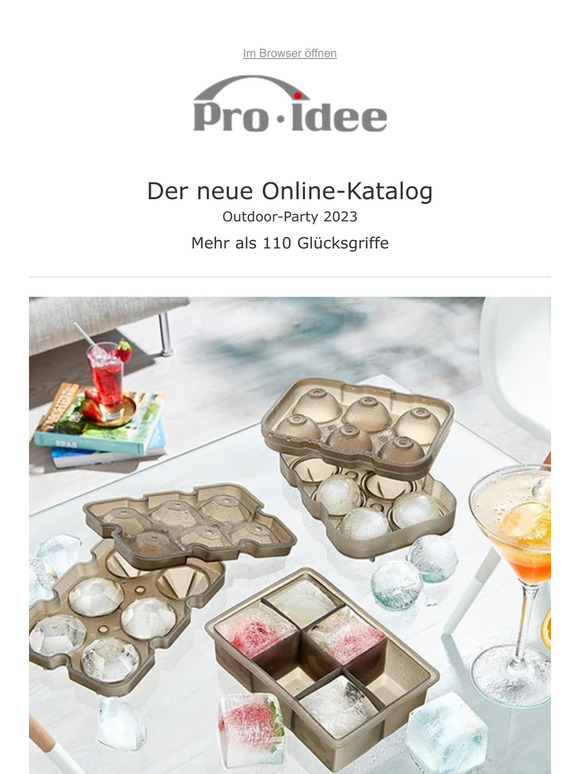 Pro-Idee: Der neue Online-Katalog: Outdoor-Party 2023 | Milled