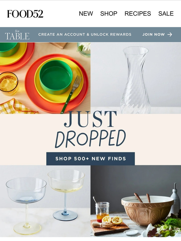 Food52: Over 500 new finds just dropped—come see. | Milled