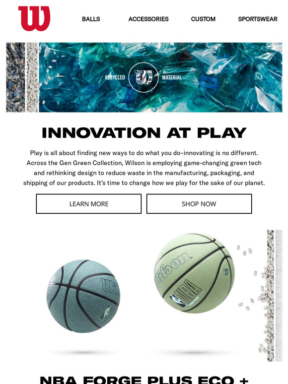 Wilson: The Future of Basketball = The Future of Earth ♻️ | Milled