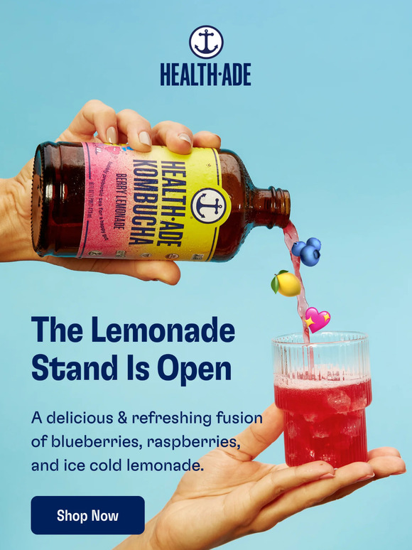 Health Ade 🍋 Fresh Squeezed Lemonade Milled
