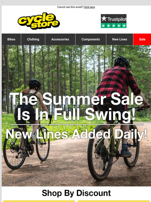 Cyclestore: Have you shopped the Summer Sale? New Prices Now Live | Milled