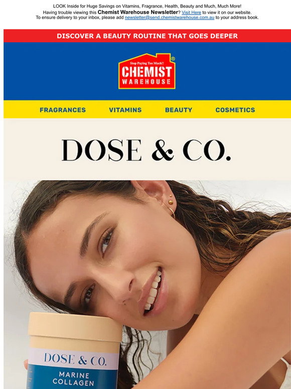 My Chemist: Dose & Co now available at Chemist Warehouse! | Milled