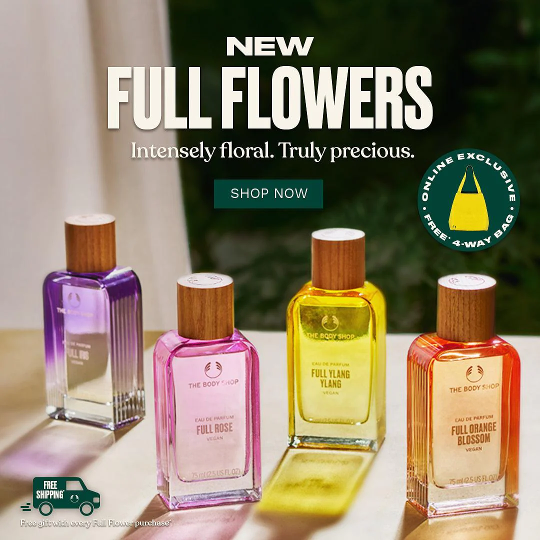 The Body Shop: ONLINE EXCLUSIVE 🌹💐Our NEW Fragrance Collection: FULL ...