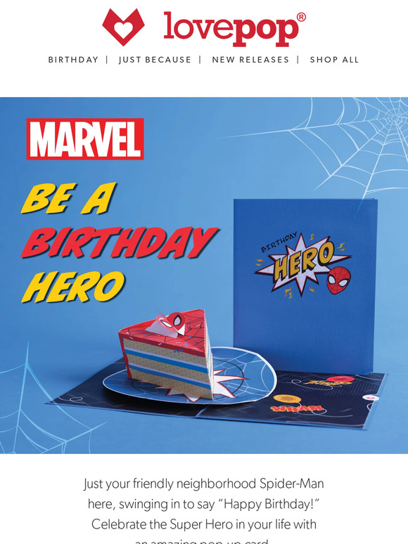 Lovepop Cards: Pow! Bam! Marvel birthday cards for your Super Hero | Milled