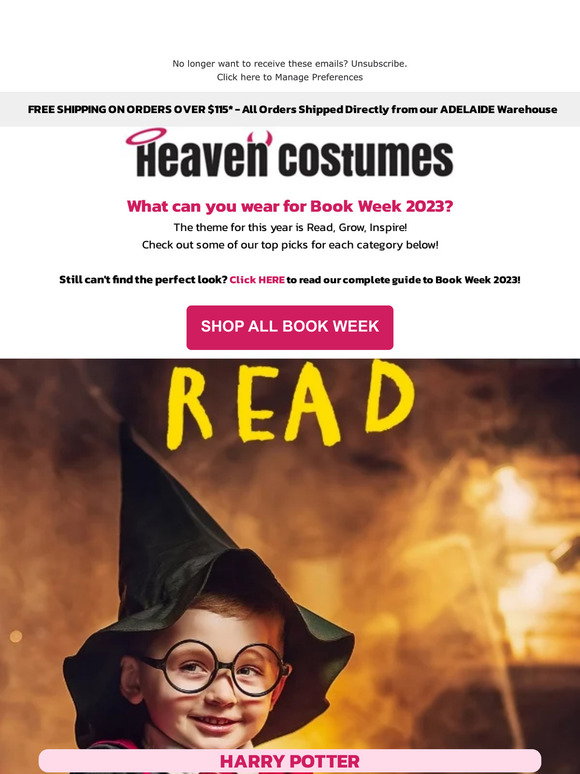 Heaven Costumes: 📖What to Wear for Book Week 2023! 📖 | Milled