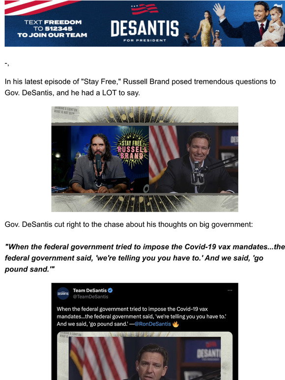 Ron DeSantis: A conversation you can't miss | Milled