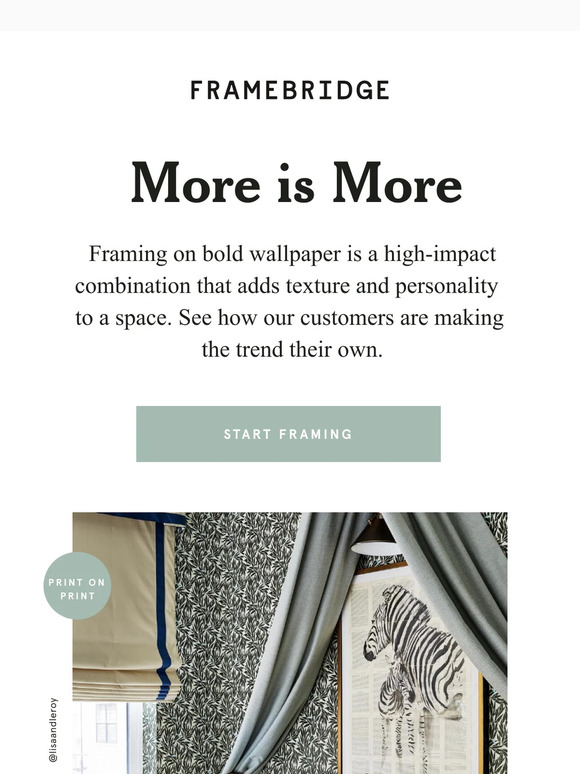 Framebridge: A frame-worthy trend | Milled