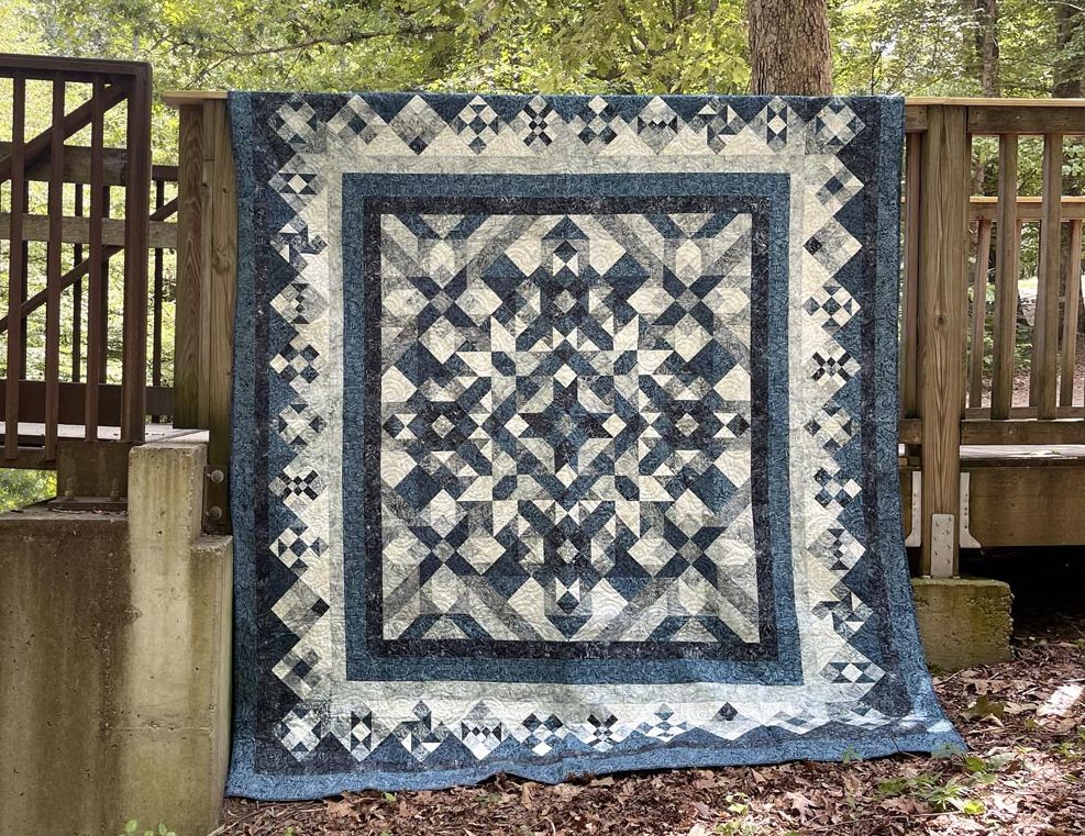 Pineapple Fabrics: 💙 NEW Batik Block of the Month! | Milled