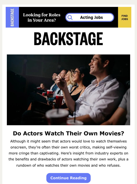 Backstage: 11 actors who became famous using Backstage👀 | Milled