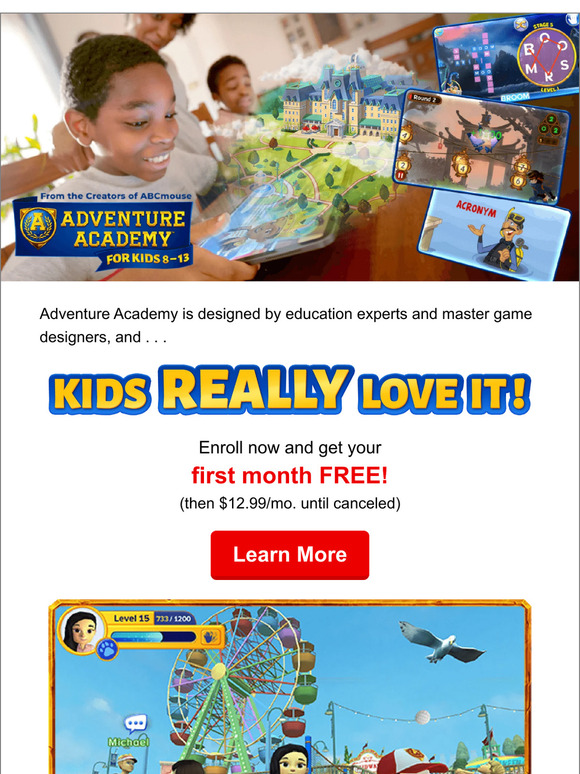 Adventure Academy: Game-Based Learning from the Creators of ABCmouse ...