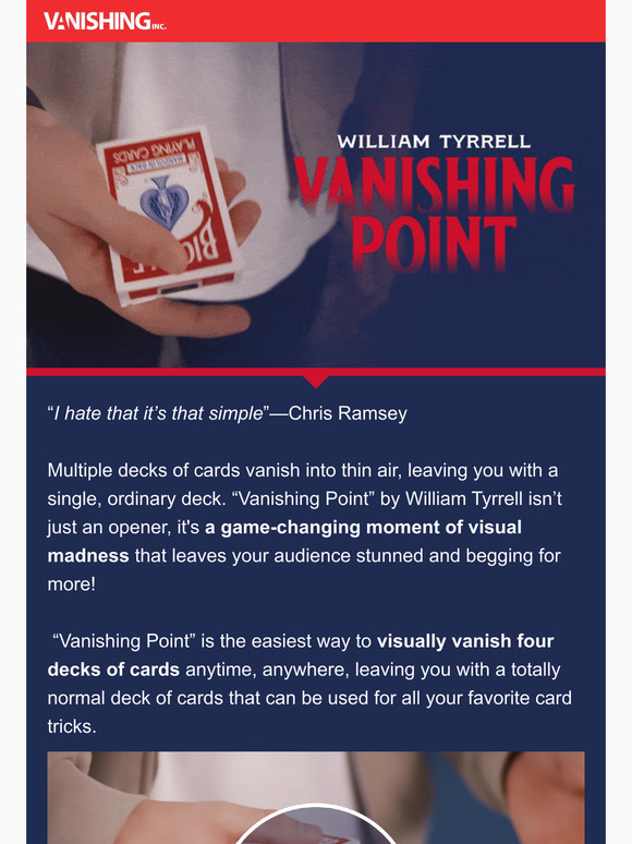 Vanishing Inc.: The most eye-popping trick we've seen in years. | Milled