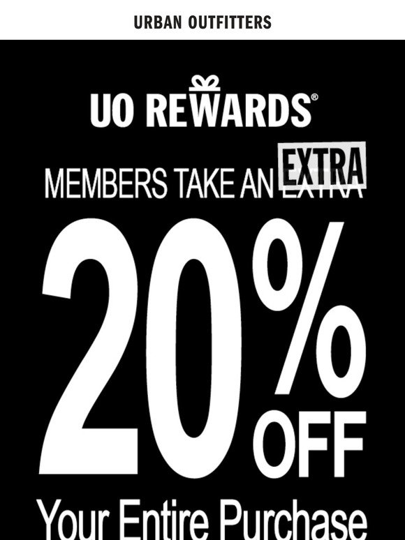 Urban Outfitters: Take an Extra 30% Off ALL Sale Items ‧ UO Rewards ...