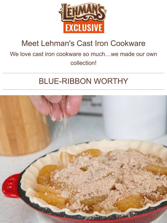 Lehman's: Meet Our EXCLUSIVE Cast Iron 🍳 | Milled