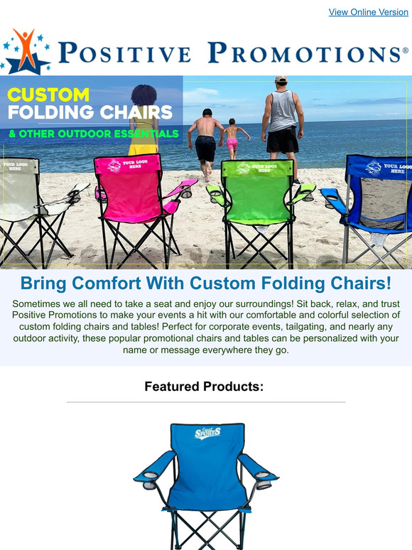 Positive Promotions: Custom Folding Chairs & Other Outdoor Essentials ...