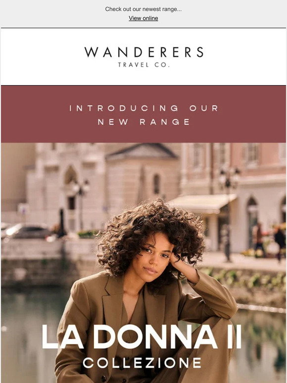 Wanderers Travel Co: Introducing our NEW La Donna II Collection! 💙 Take ...