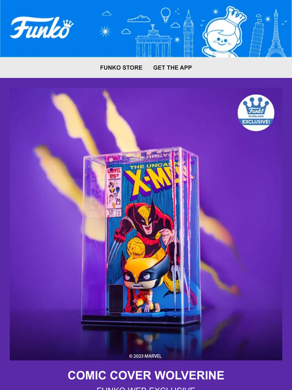 Funko: New Exclusive: Comic Cover Wolverine | Milled