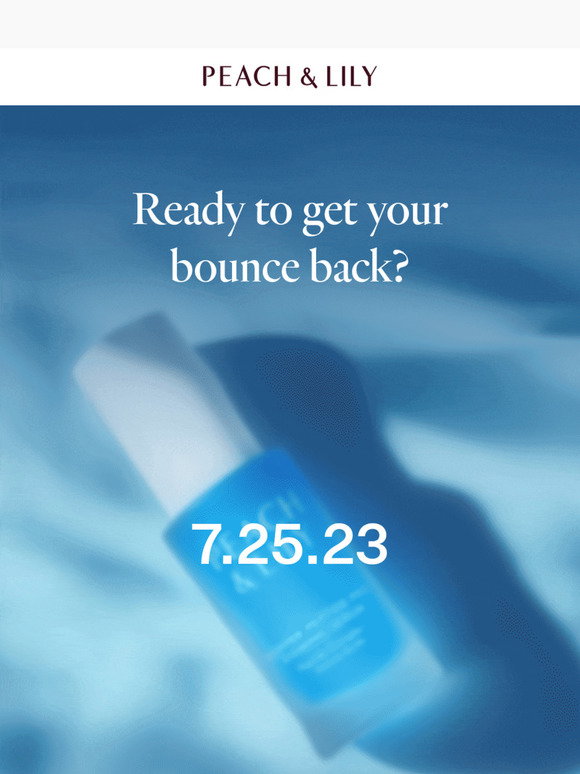 Peach and Lily: It's time to get your ⛹️‍♀️ bounce back... | Milled