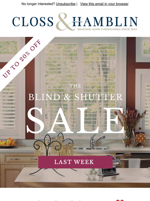 Closs & Hamblin: Only 7 days left ⏰ | Milled