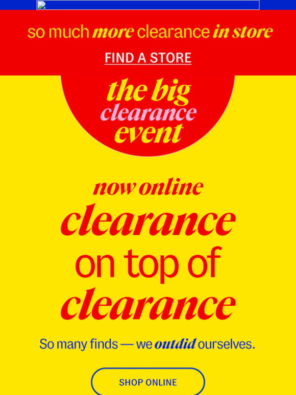 Marshalls: *Clearance* on top of *Clearance* | Milled