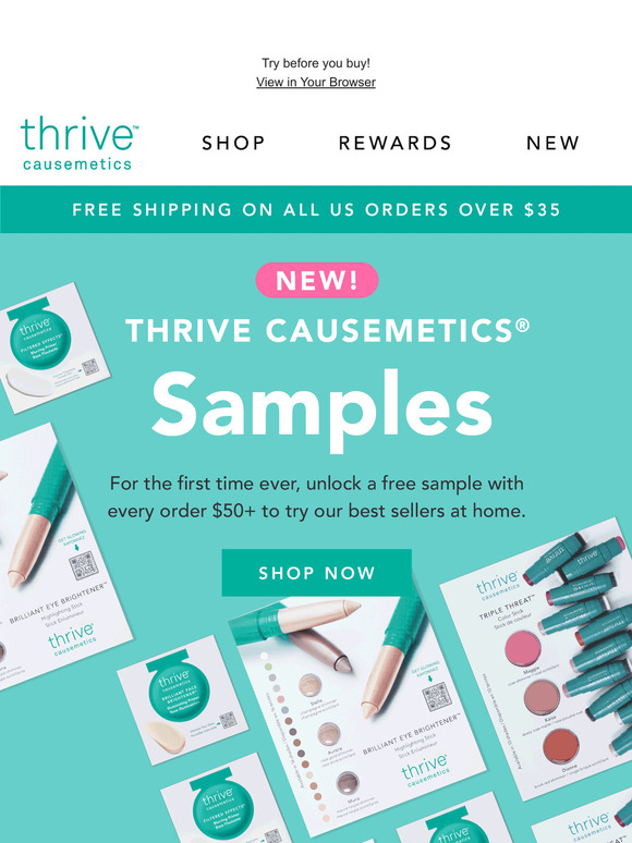 Thrive Causemetics: Introducing: Free Makeup Samples | Milled