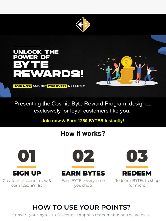 Cosmic Byte: Unlock Stellar bounties with Cosmic Byte's Reward Program ...