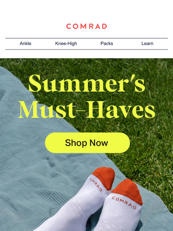 Comrad: Socks Designed for Summer Heat 🥵 | Milled