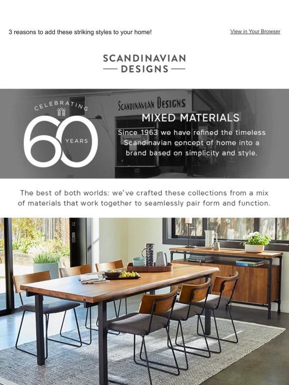 Scandinavian Designs: Celebrating 60 Years of Timeless Style | Milled