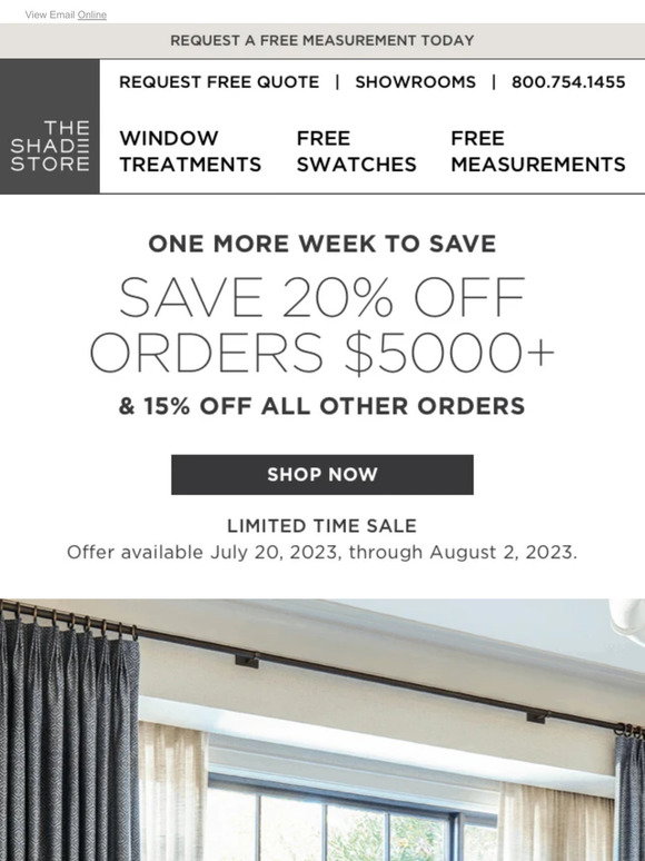 The Shade Store: NEW AERIN for The Shade Store | Milled