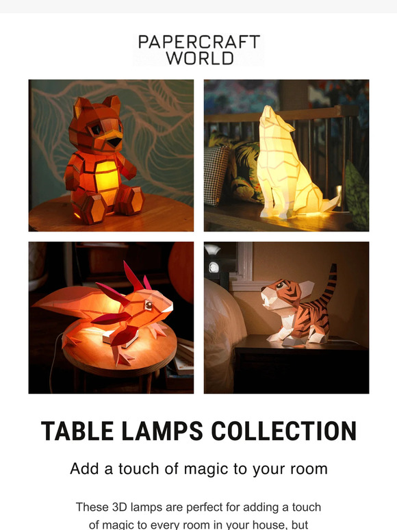 PaperCraft World (US): Say goodbye to plain, boring lamps | Milled