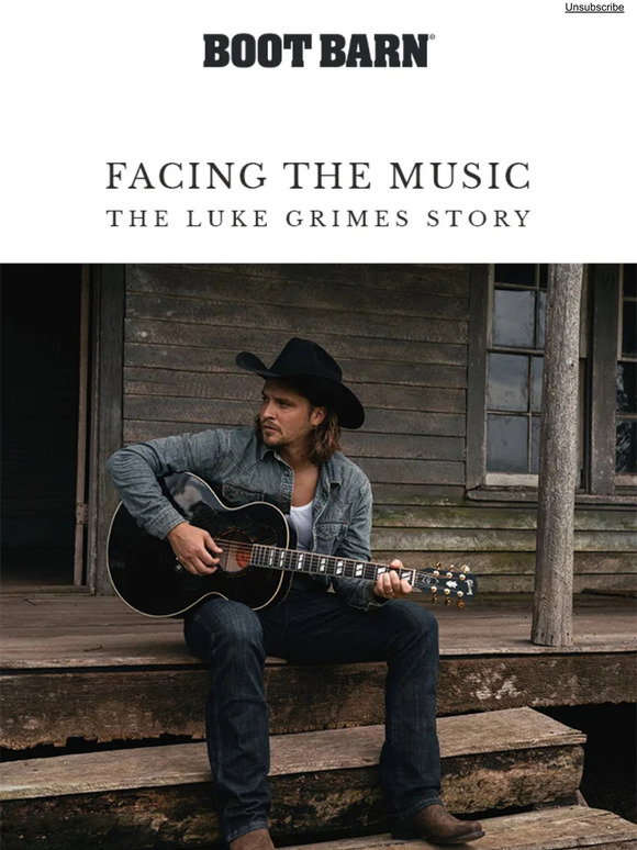 Boot Barn: Western Actor Luke Grimes Returns To Music | Milled