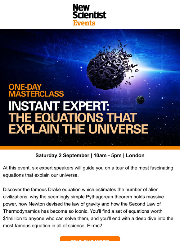 New Scientist: Understand the equations that explain the universe | Milled