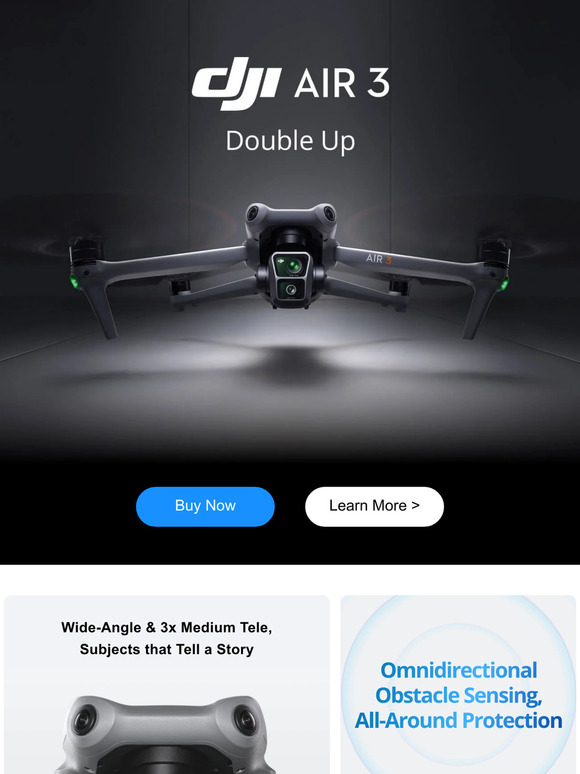 DJI: NEW: DJI Air 3 is Here | Milled