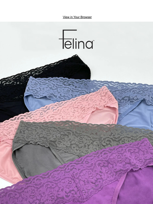 Felina: Mix & Match 5 Panties for $40 💞 | Milled
