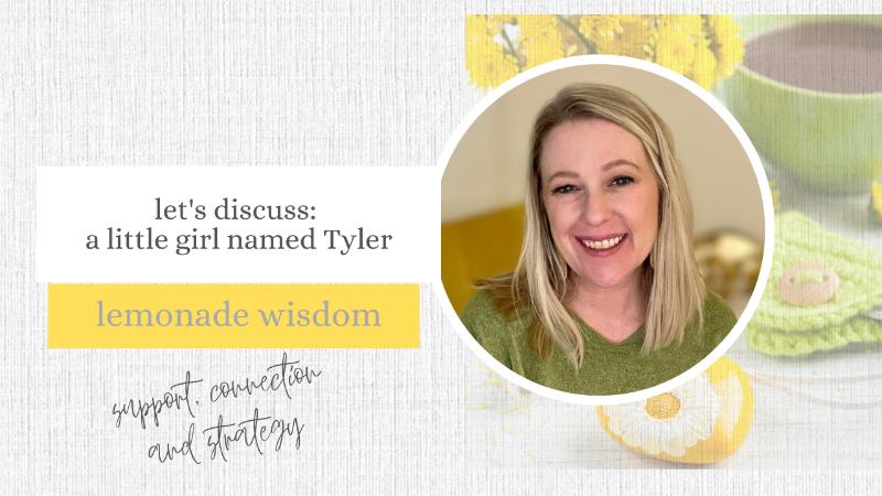 One Mom's Battle: Lemonade Wisdom 🍋 A Little Girl Named Tyler | Milled
