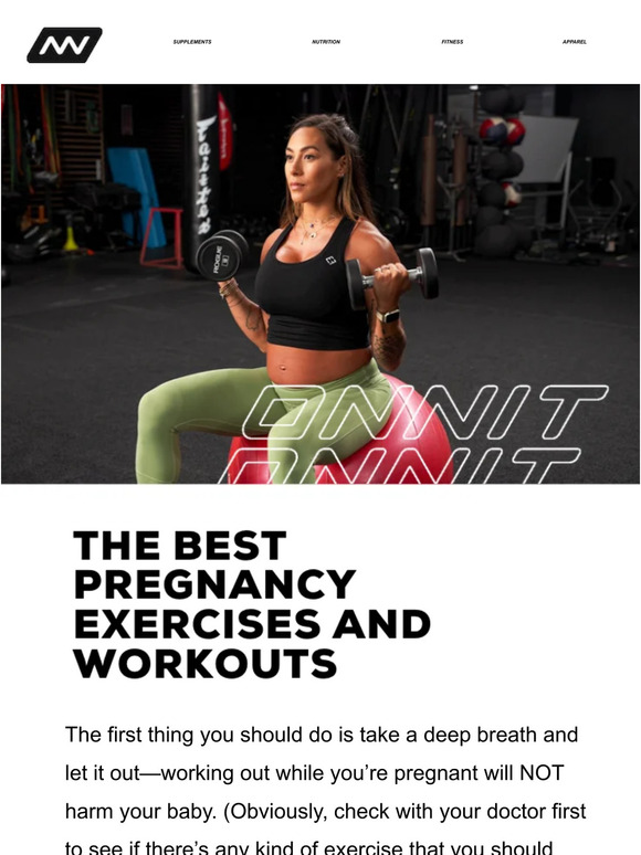 Onnit: The Best Pregnancy Exercises and Workouts | Milled