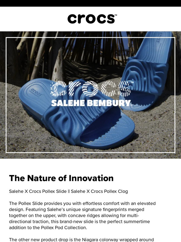 Crocs: Salehe X Crocs Pollex Slide and Clog | Milled