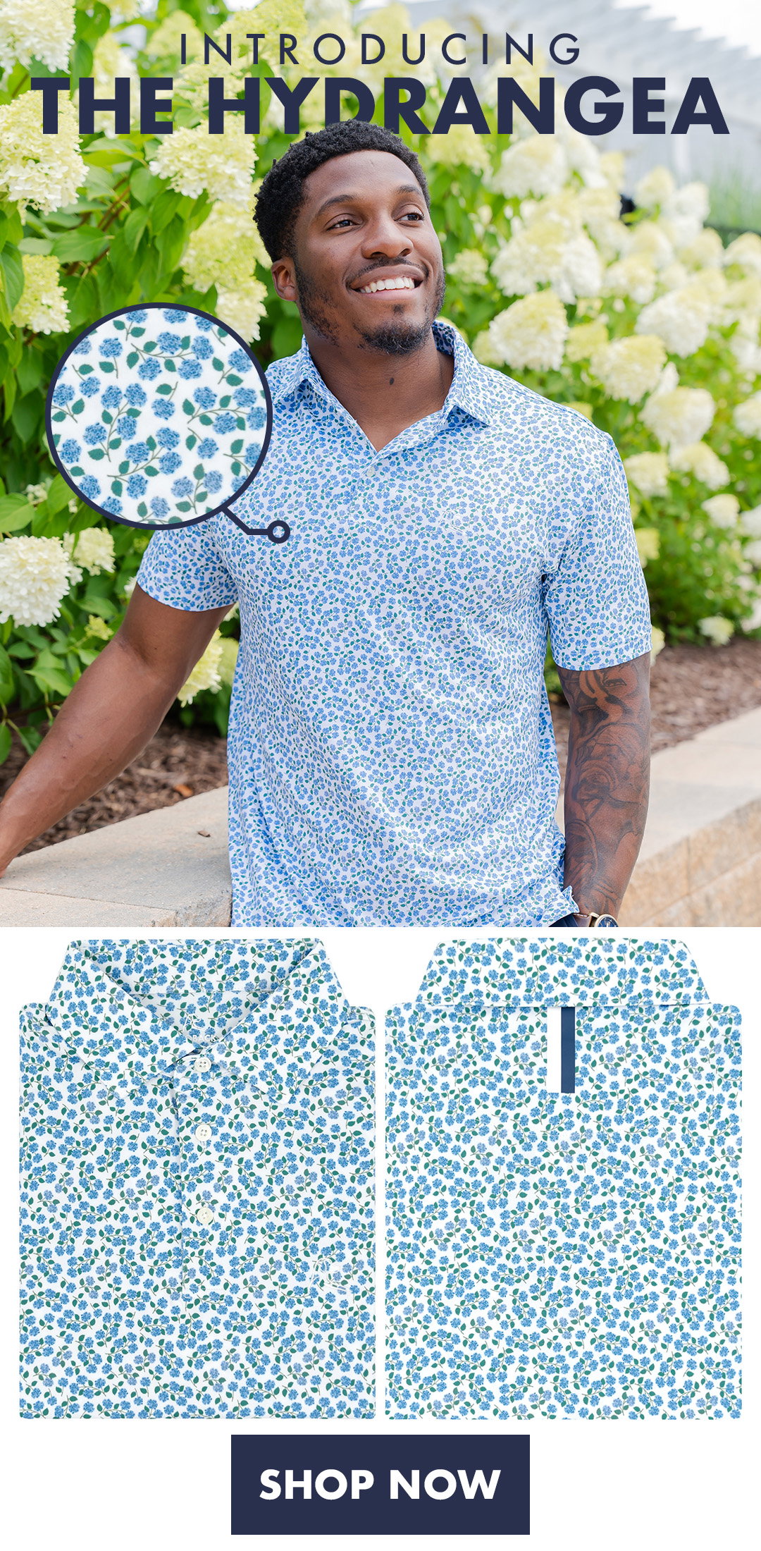 Rhoback: Introducing: The Hydrangea Polo | Milled