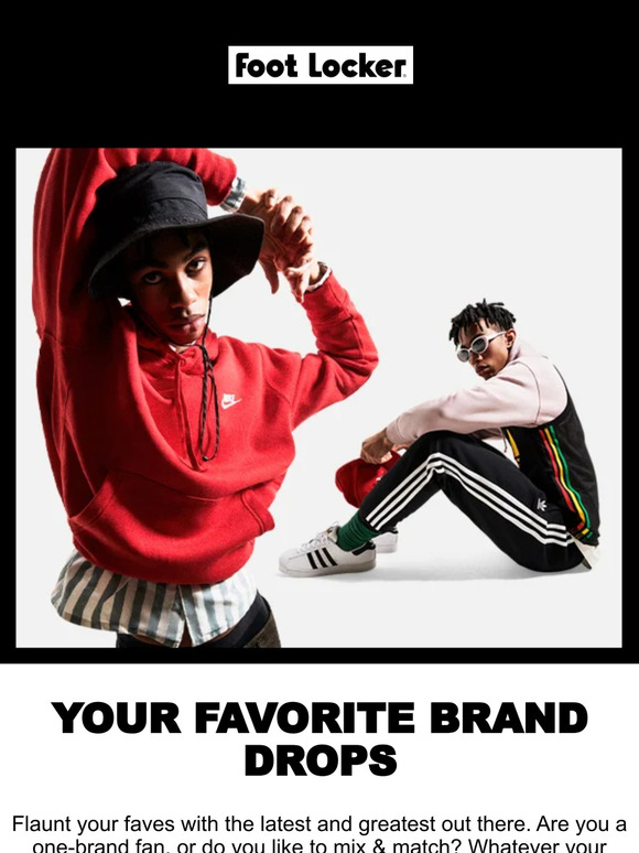 Foot Locker: Logos Worth Flashing: Nike, adidas, Converse & New Balance ...