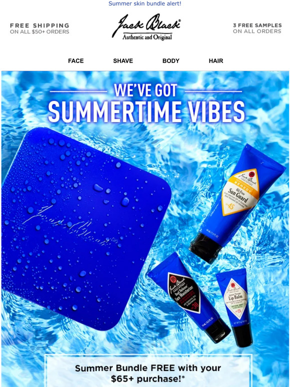 Jack Black: A midsummer skincare reminder | Milled