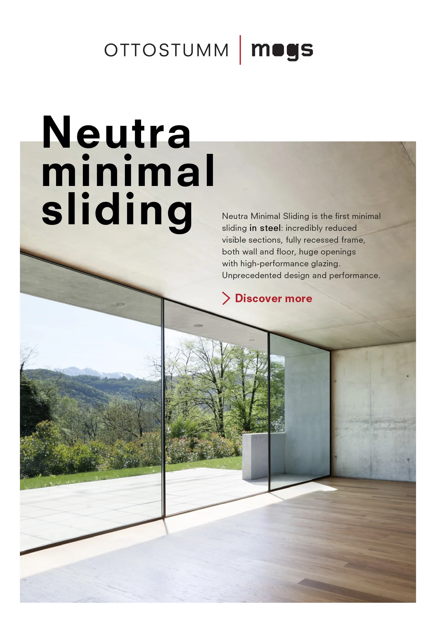 Archiproducts: Neutra, the first minimal sliding in steel by Ottostumm ...