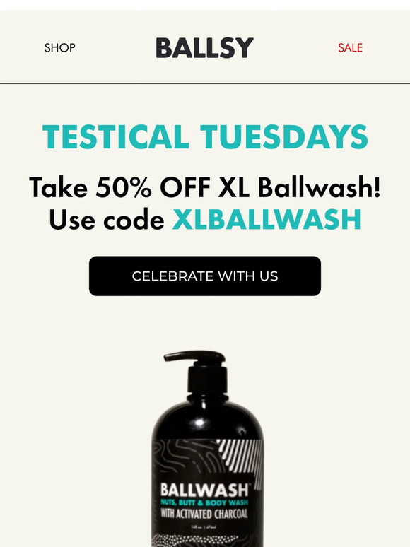 Ball Wash: 50% OFF XL Ballwash | Milled
